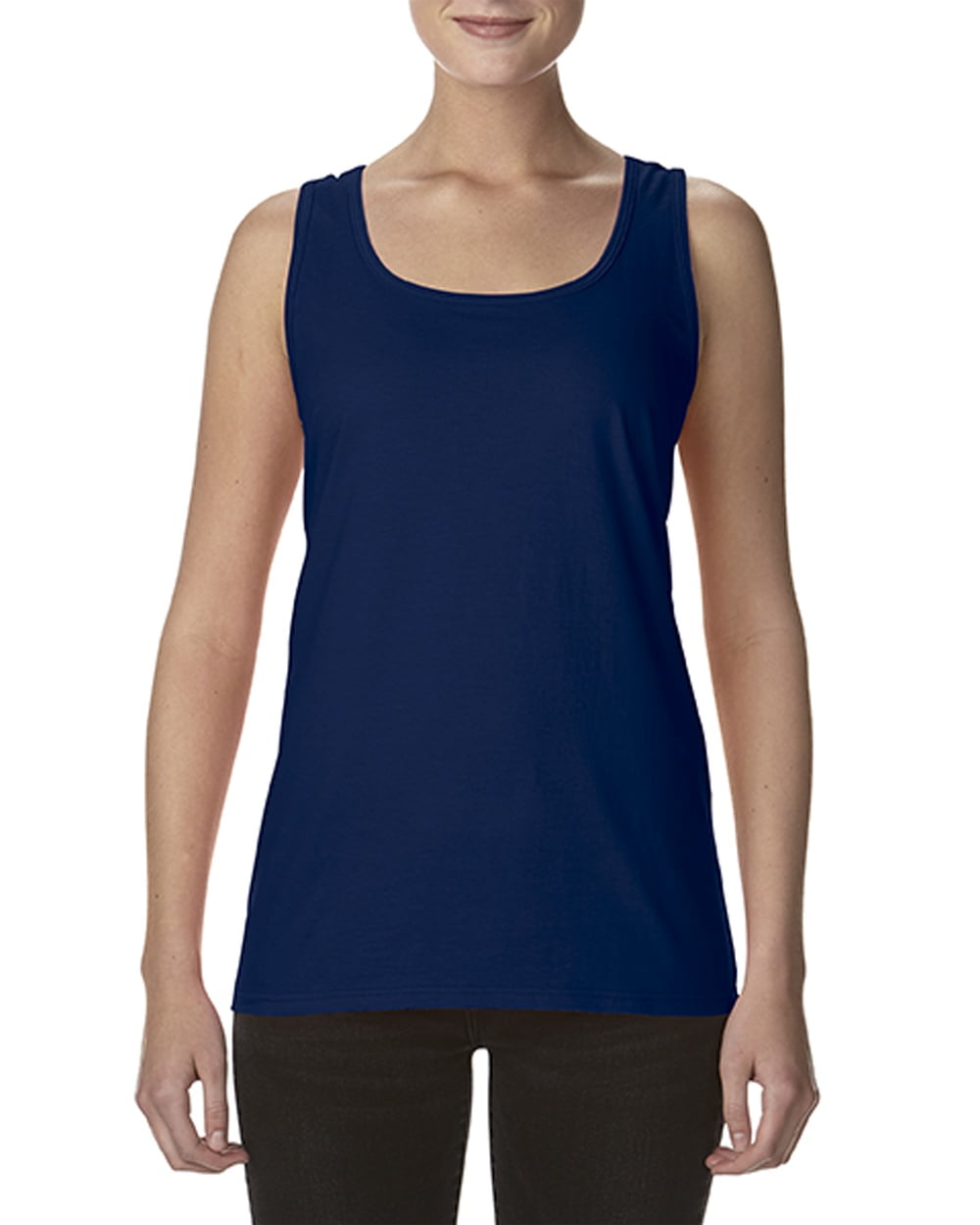Gildan SofStyle Lds Tank Navy - Walmart.com