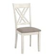 Benjara 7 Piece Dining Set- Dry Brushed Weathered Wood Surface- Gray ...