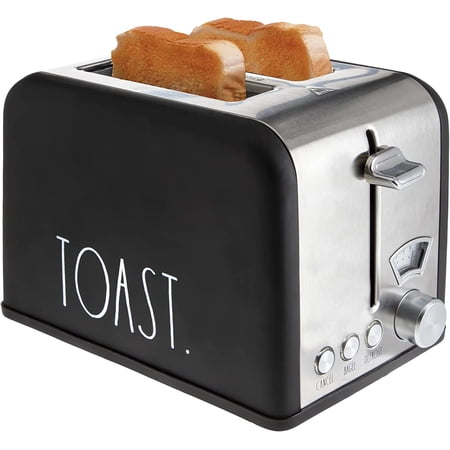 SINDA Toaster, Stainless Steel 2 Slice Square Toaster, Wide Slot with 5 ...
