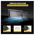 Foundation Flood Vent 8x16 Inch - Black Wall Mount - Crawl Space ...