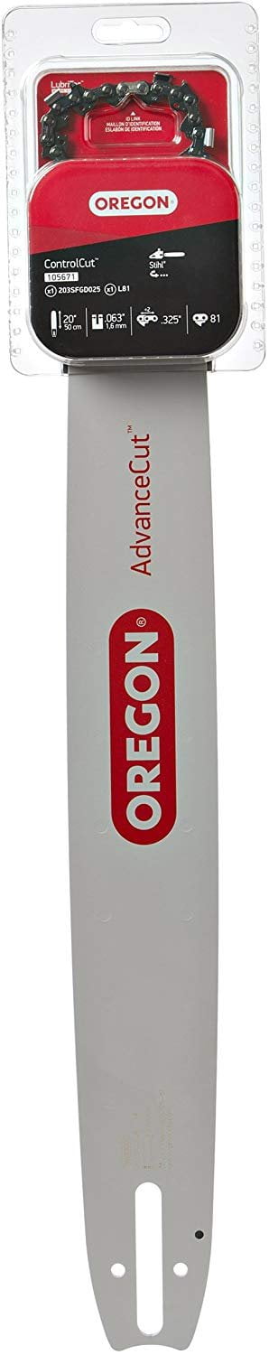 Oregon 105671 20-Inch Replacement Chainsaw Bar and Chain Combo for ...