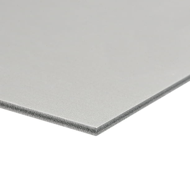 Feuille de Panneau de Mousse de PVC, 3mmtx16 "Wx24" L, Gris, Double ...