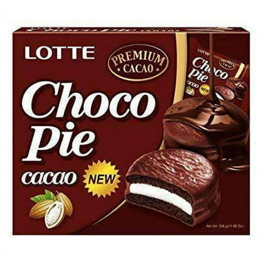 Lotte Original Chocolate Choco Pie, Soft Cake with Marshmallows, 11.85 ...