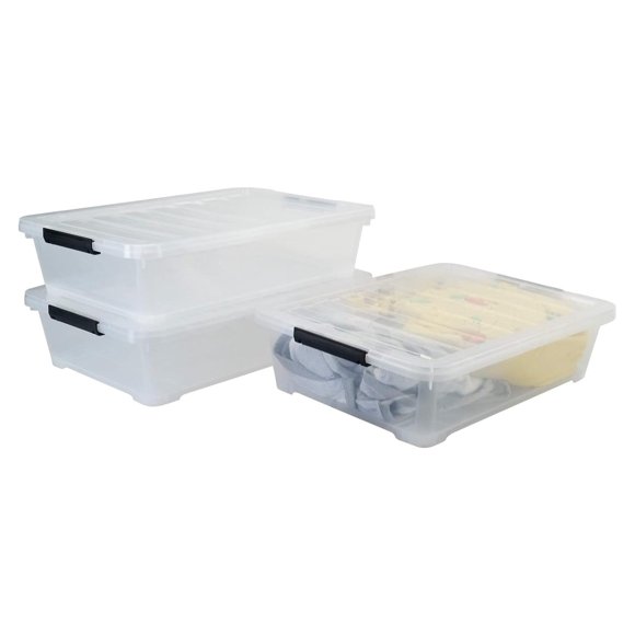 Shallow Underbed Storage Containers