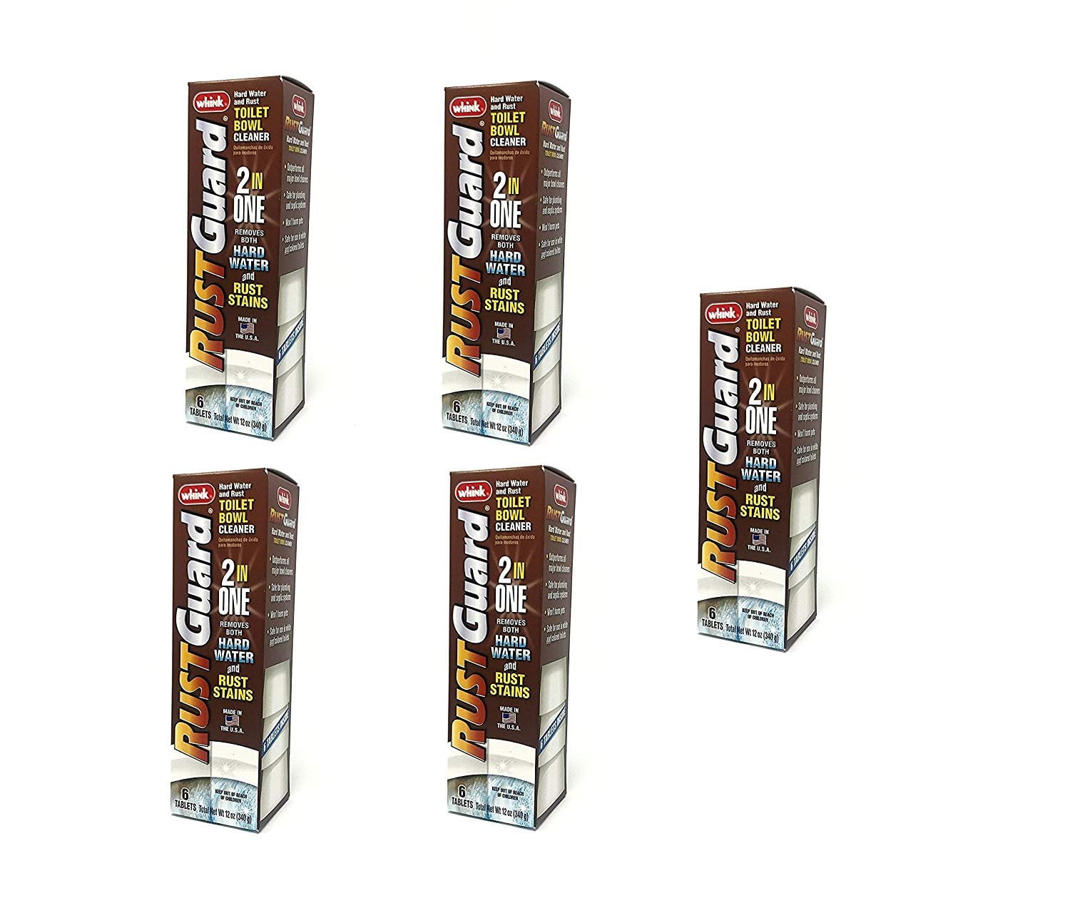 Whink Rust Guard Toilet Bowl Cleaner .5-Pack - Walmart.com