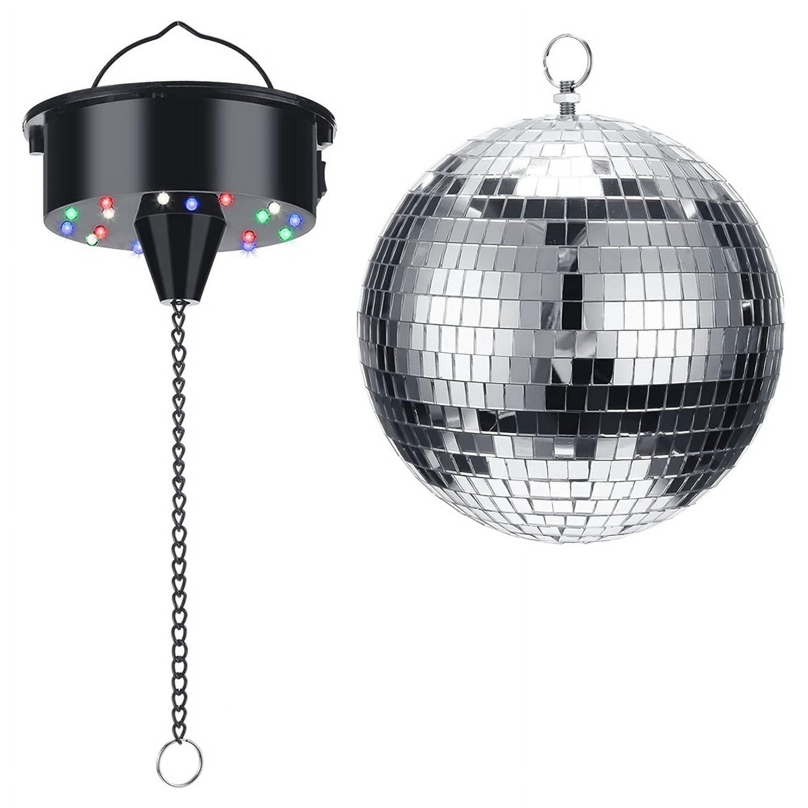 Bola de discoteca decorativa con luz y bola de discoteca con luz a ...
