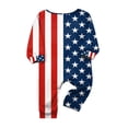 250 Anniversary Usa Family Pajamas Matching Sets, USA Patriotic Black ...