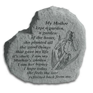 Home & Garden Mother Memorial Garden Stone Resin Mother Memorial Stone ...