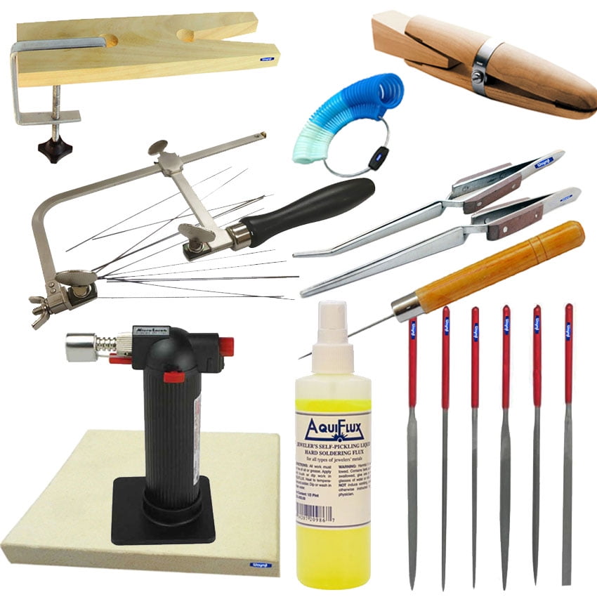 Jewelry Making Kit Basic Tools Set 12 Pcs – PortableTorch Saw Frame ...