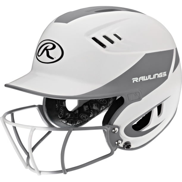 Rawlings Velo Junior 2-Tone Softball Batting Helmet w Faceguard ...