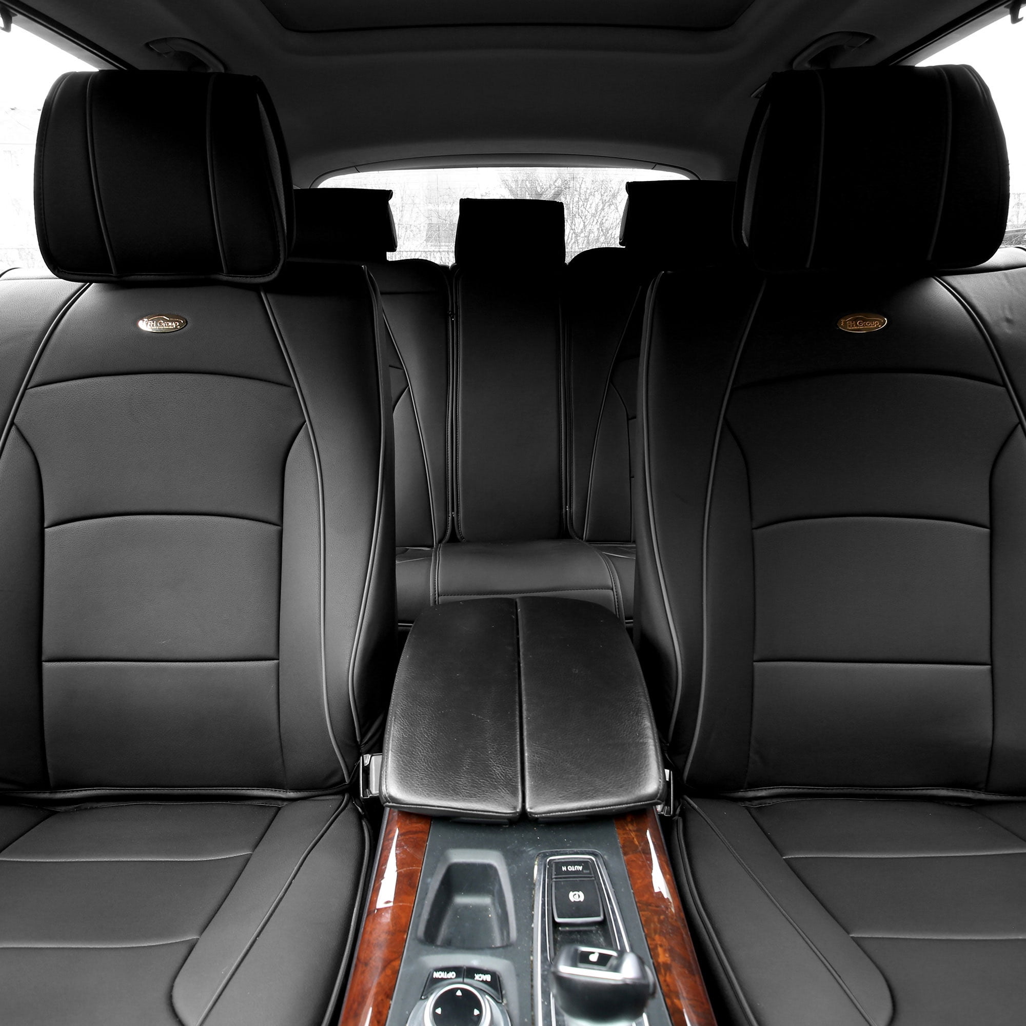 FH Group Ultra Comfort High Grade Leather Seat Covers For Car Truck SUV ...