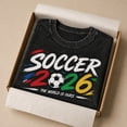 2026 Soccer Fan Graphic T-Shirt | Unisex Classic Fit Heavyweight Cotton ...