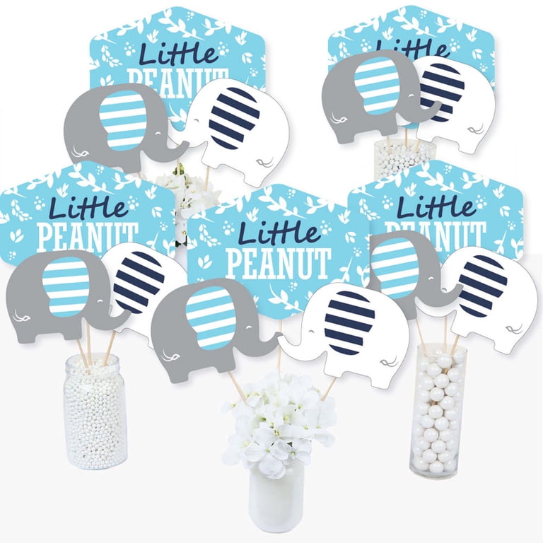 Elephant Boy Baby Shower Centerpieces