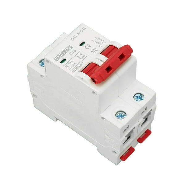 Circuit Breaker Switch, MCB 6000A Breaking Capacity DC 500V Modular ...