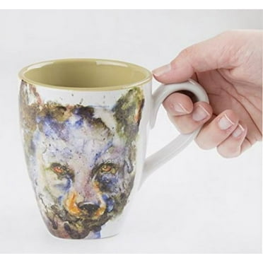 Dean Crouser Watercolor Dragonfly Stoneware Mug, 16 oz. - Walmart.com