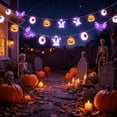 Battery Operated Halloween String Lights LED Waterproof Ghost Pumpkin ...