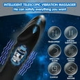 Thrusting Anal Vibrator With Cock Ring Button And Remote Control