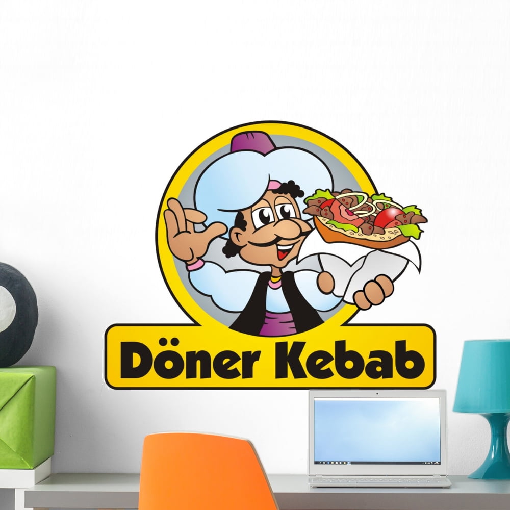 Doner Kebab Wall Decal Mural by Wallmonkeys Peel and Stick Graphic (24 ...
