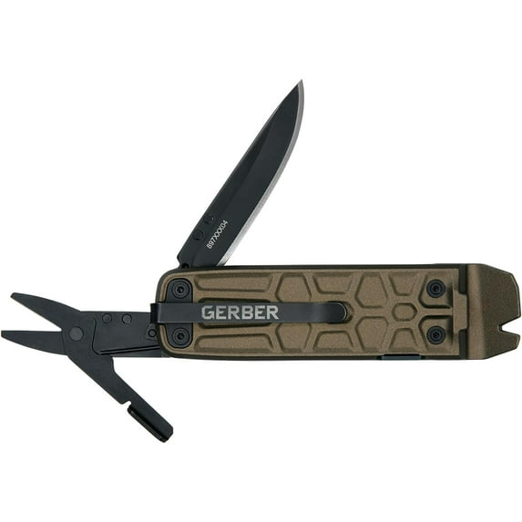 Open Box Gerber 31-003825 Gear Lockdown Slim Pry 7-in-1 Keychain ...