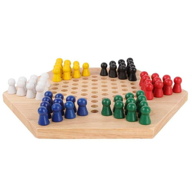 Wooden Educational Board Kids Classic Halma Chinese Set Wooden Set ...