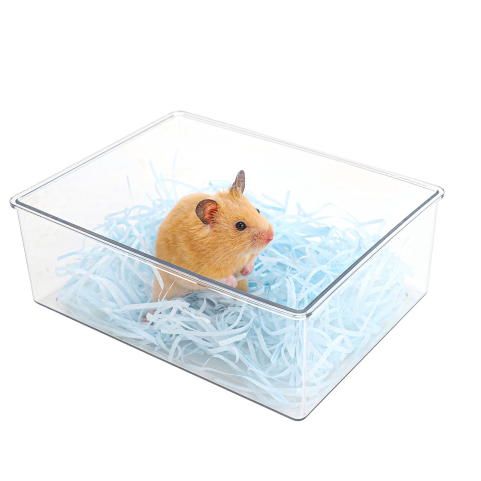 shenmeida Hamster Rectangle Sand Bath Container Large Transparent ...