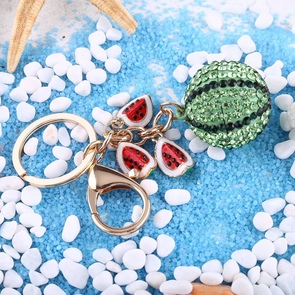 Sonew Bag Pendant,Watermelon Key Ring,Cute Water Melon Keychain Car Key ...