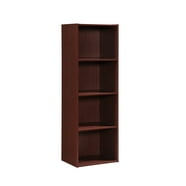 Mainstays 5-Shelf Bookcase with Adjustable Shelves, Canyon Walnut ...