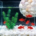 Green M Plastic Artificial Aquarium Plants Realistic Green Water Grass ...