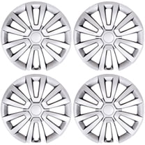 Set of 4 17" 5 Spoke Wheel Covers for 2013-2018 Toyota RAV4 LE - Silver ...