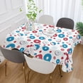 54x54in Square Printed Tablecloth Easy-Care Decorative Table Cloth for ...