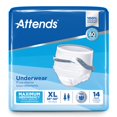 Adult Absorbent Underwear Attends Pull On X-Large Disposable Moderate ...