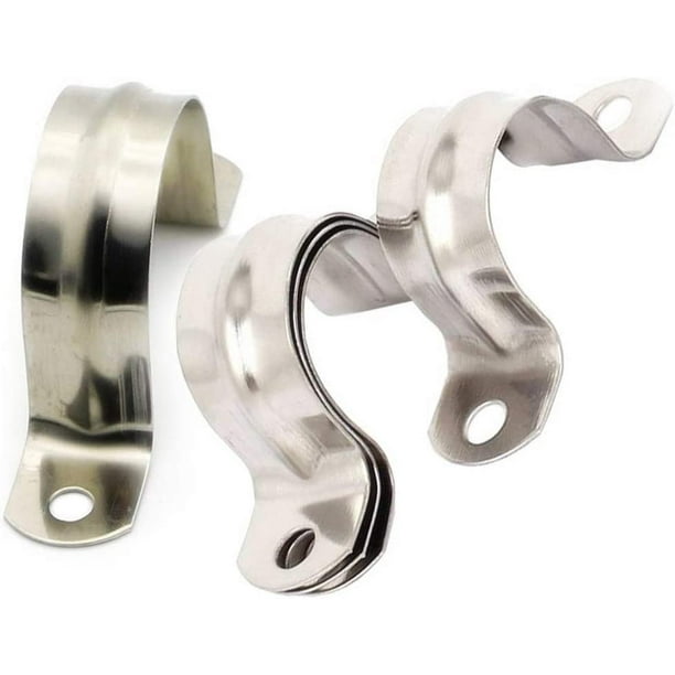 ShenMo 25mm pipe clamp -25mm clamp, 25 pieces stainless steel U-shaped ...