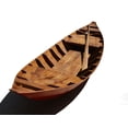Old Modern Handicrafts South East Asia Sampan Boat Red Bottom Thuyen Ba ...