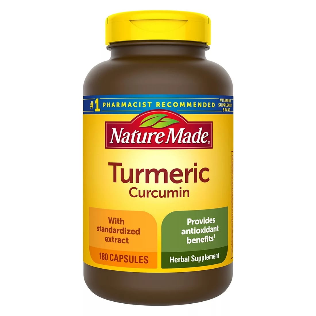 Nature Made Turmeric 500 mg Capsules, 180 ct. - Walmart.com