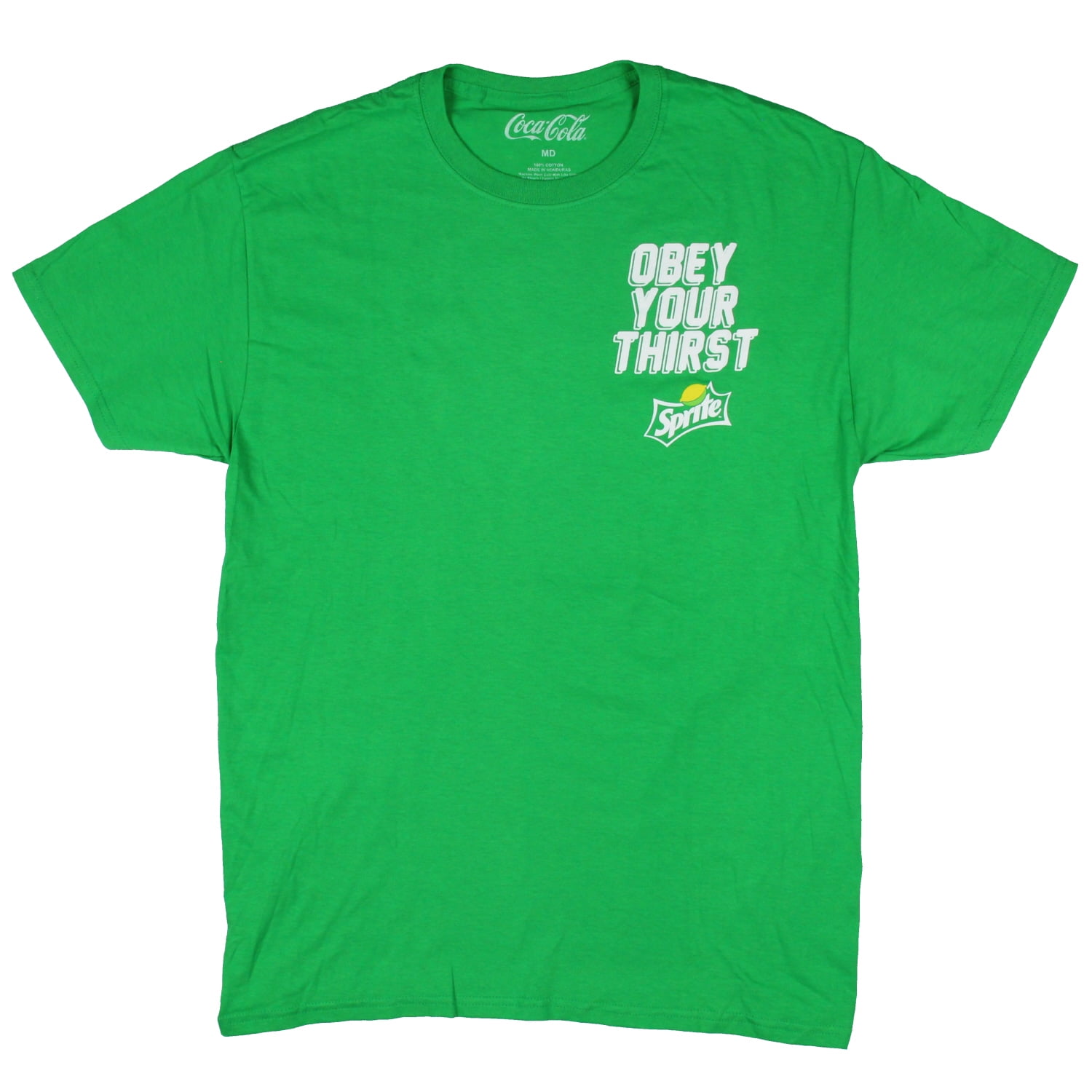 Sprite Mens' Obey Your Thirst Lemon-Lime Logo Graphic Print T-Shirt, XL ...