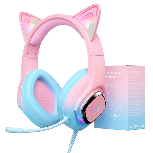 Pink Cat Ear Headset