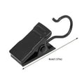 Curtain Clips Plating Black 50pcs Curtain Clip Curtain Accessories Home ...