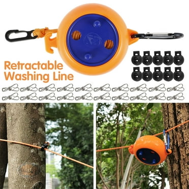 Travelon Portable Indoor/Outdoor Clothes Drying Line, Temporary ...