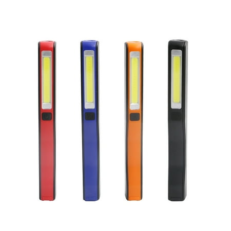 Work Pen Light COB LED 1W Inspection Reusable Home Repairing Flashlight ...