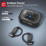 MINISO M98 Open Ear Headphone with LED Display Screen Bluetooth 5.4 ...