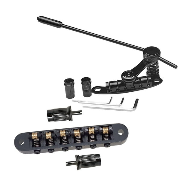 Yinanstore Electric Guitar Bridge Roller Saddles Guitar Tremolo Bridge ...