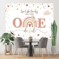 10x7ft Boho Rainbow 1st Birthday Party Backdrop Little Miss Onederful ...
