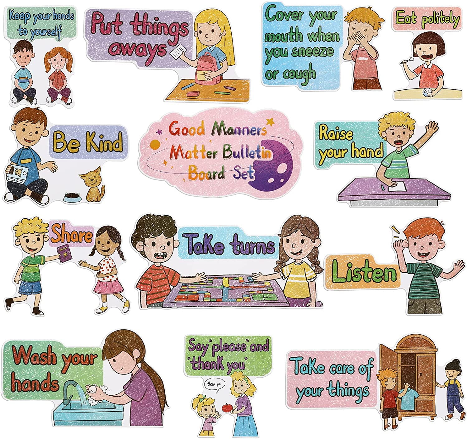 Classroom Rules Pictures For Preschool