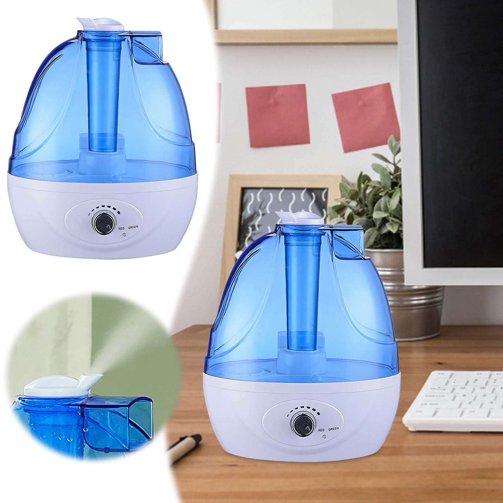 DHGDJ54G Water Clock Droplet Small Portable Humidifiers Humidifiers for ...