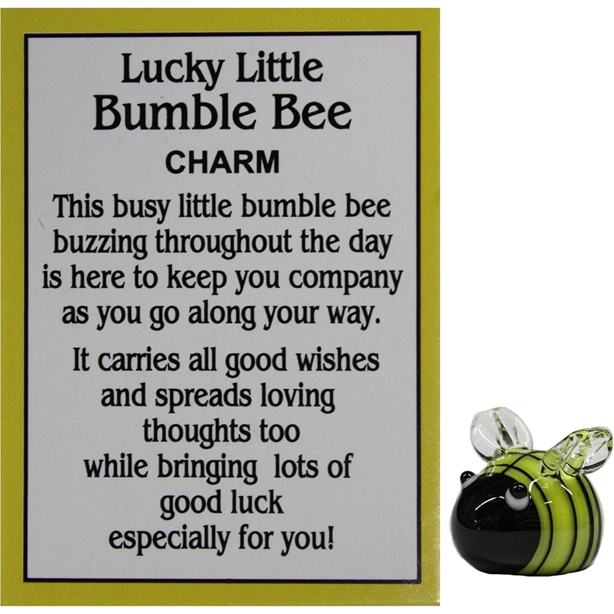 Ganz Charm with Story Card, Lucky Little Bumble Bee - Walmart.com