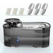 Dogit Fresh & Clear Drinking Fountain, Elevated Dog Water Dispenser ...