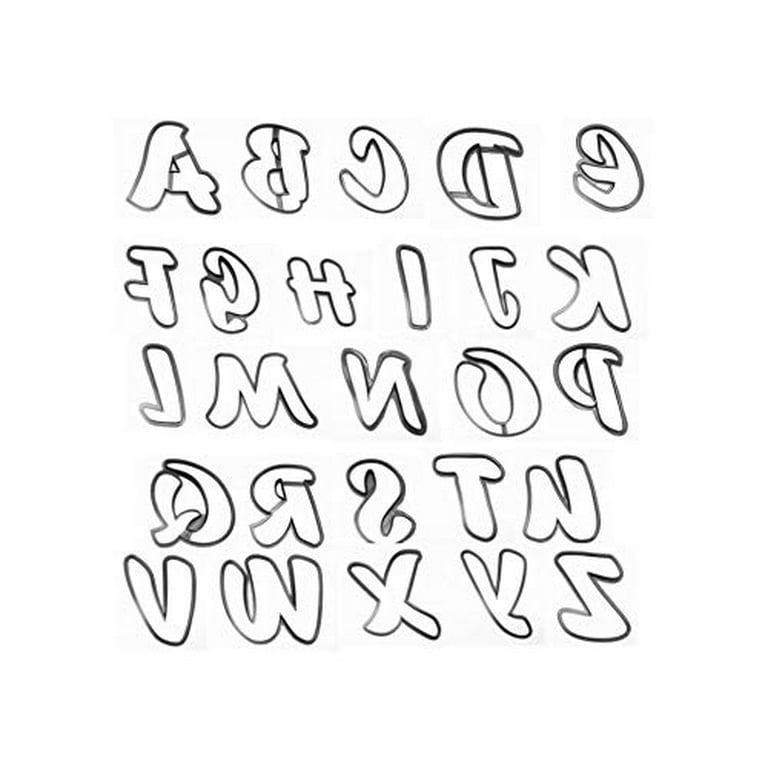 Fancy Font Alphabet