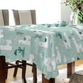 54x54in Square Printed Tablecloth Easy-Care Decorative Table Cloth for ...