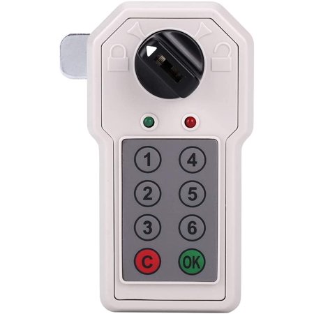 Electronic Keypad Cabinet Lock with Master Key Keyless Locker Lock ...