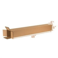 2 Pack of 6x6x36 Size Shipping and Packing Box - Cardboard (2 Boxes per ...